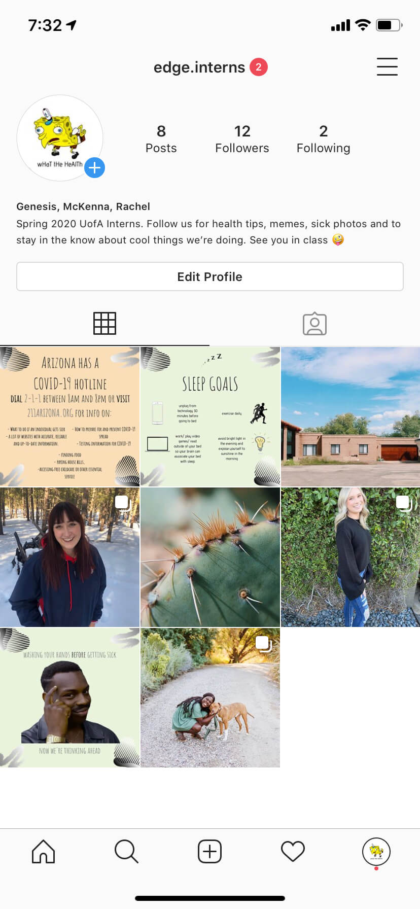 Instagram Blog for Students and Families - Edge High School